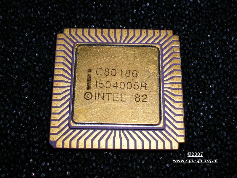 www.cpu-galaxy.at Vintage Chips Intel 80186 Section